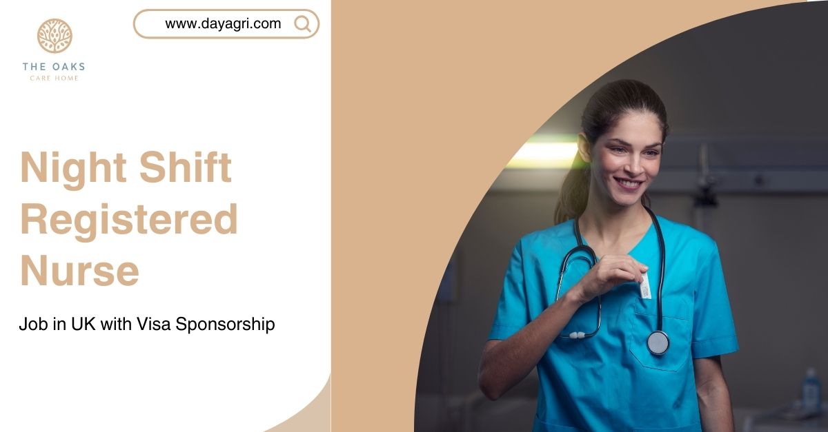 Night Shift Registered Nurse Job in UK with Visa Sponsorship